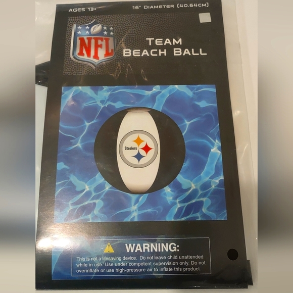 NFL | Other | Pittsburgh Steelers Beach Ball | Poshmark